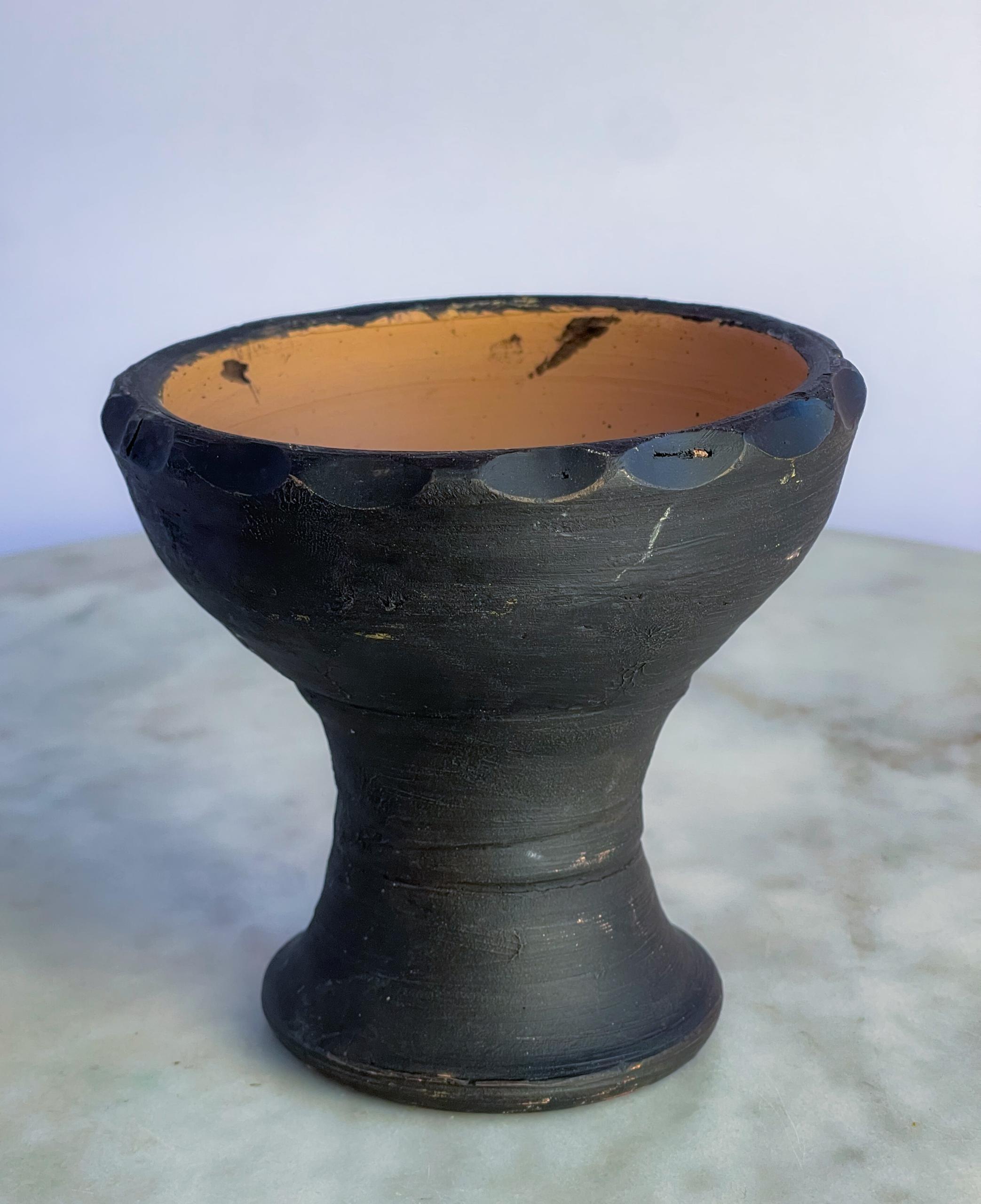 Black Sudanese incense burner (remist) - Goffa